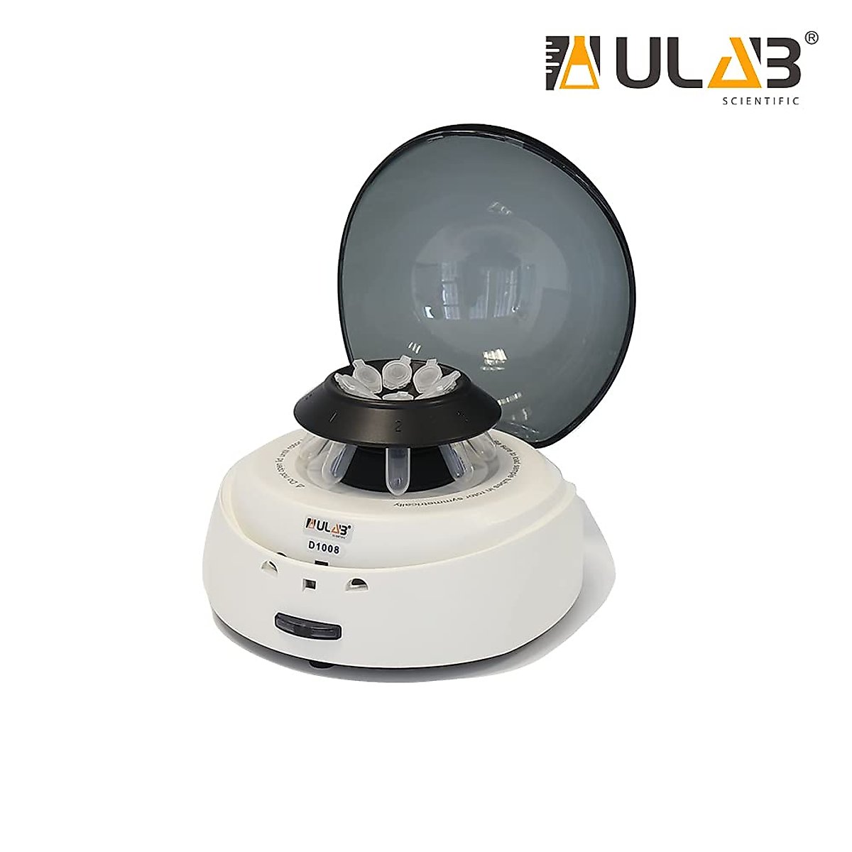 ULAB Mini Centrifuge, Lab Benchtop Micro Centrifuge 7000RPM, Low Noise, 2 Rotors for 8 x 0.2/0.5/1.5/2.0ml and 0.2mL×32 PCR Strips or 0.2mL×4 PCR 8 Strips, UMP1008