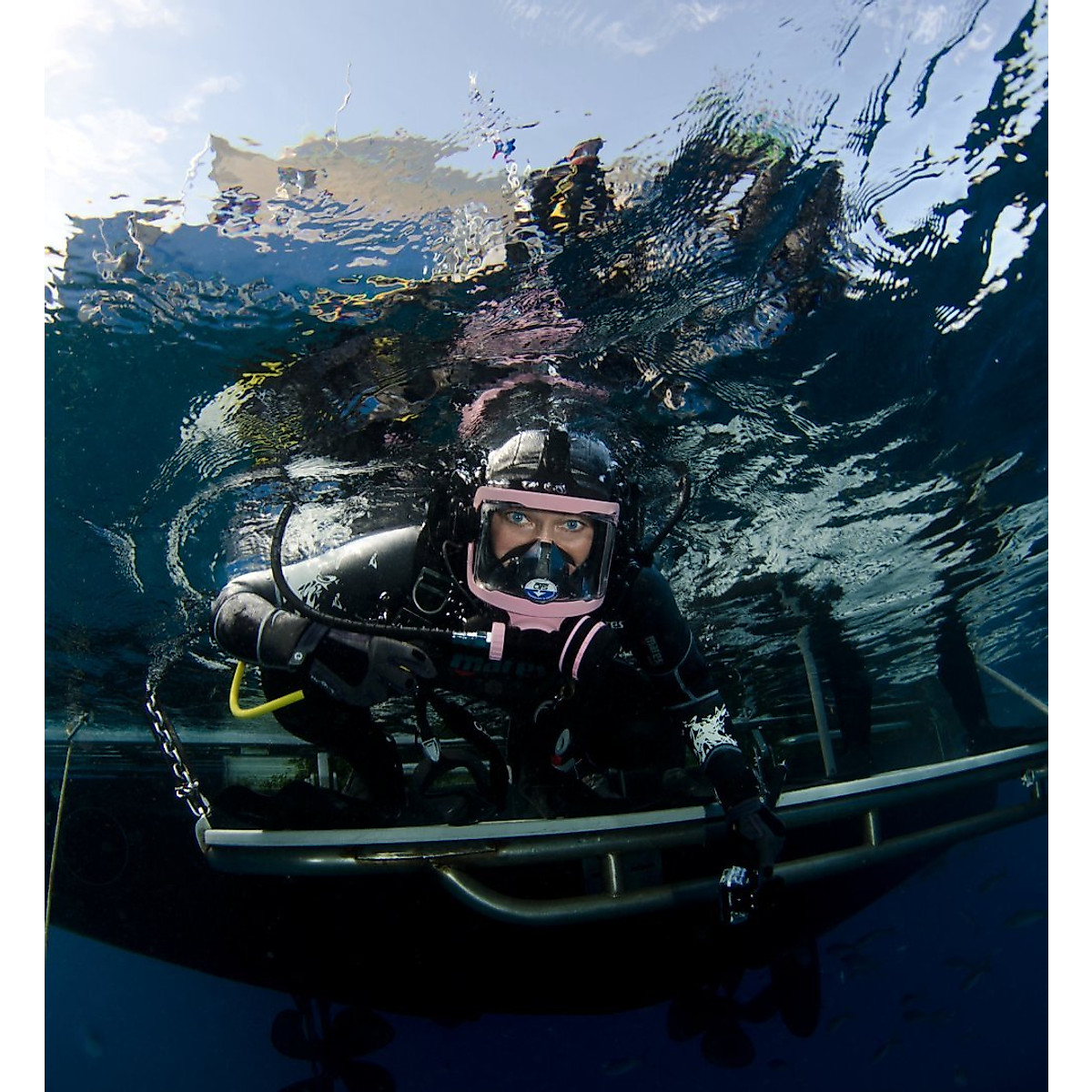 OTS Guardian Full Face Mask (Black Skirt/Black Hardware)