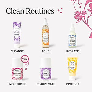 LilyAna Naturals Face and Neck Moisturizer for Women and Men - Moisturizer Face and Neck Cream for Dry Skin and Dark Spot Brightening - Rose and Pomegranate Extracts - 1.7oz (Pack of 2)