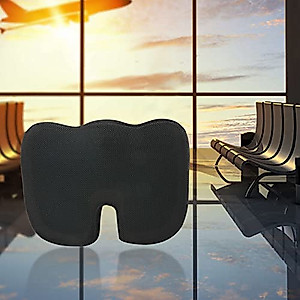 Gooeap Seat Cushion Car Office Chair Cooling Gel Seat Cushion- Memory Foam Gel-Enhanced, Ergonomically & Large Designed Pillow for Sciatica, Tailbone, Coccyx Back Pain,for Office Chair, Wheelchair,Car