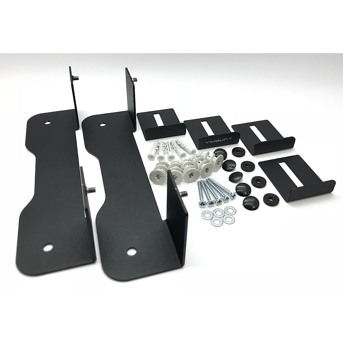 ViMount Universal Adjustable Wall Mount Compatible with XBOX 360, XBOX One, XBOX One S, XBOX One X Metal Holder in Black Color