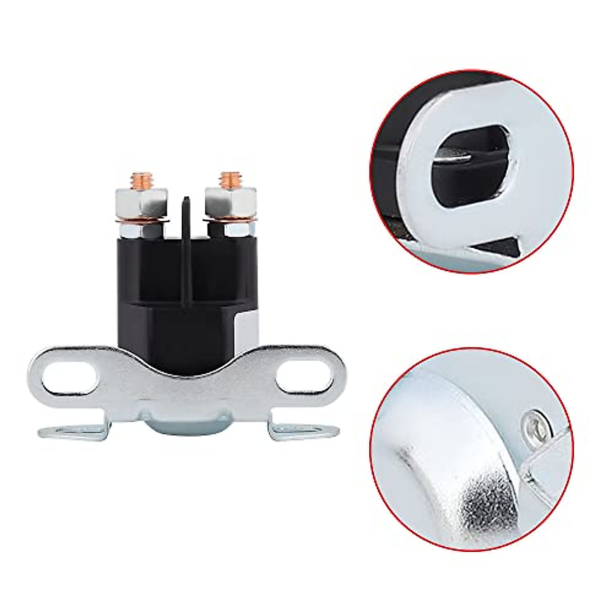 Yermax 146154 Starter Solenoid Replacement for 109946 109081X 178861 532146154 532109081 5321099464 33-431 4 Post Dual Mount