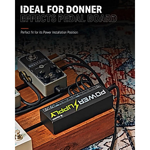 Donner DP-1 Guitar Power Supply 10 Isolated DC Output for 9V/12V/18V Effect Pedal