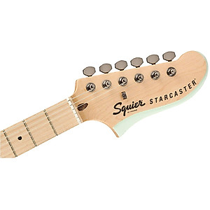 Squier Contemporary Active Starcaster Electric Guitar, with 2-Year Warranty, Surf Pearl, Maple Fingerboard, None Pickguard