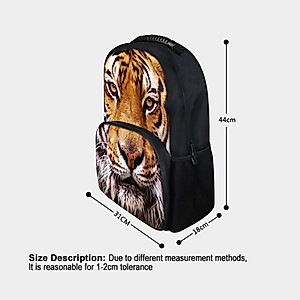 Animal School Bag,School College Backpack,Teenagers Casual Daypack,17 Inch Laptop Backpack for Men (Monkey)