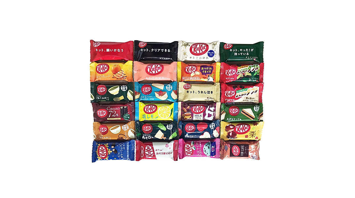 Nestlé Kit Kat Assorted 24 types (1 each) 24 in total KitKat Japan ...