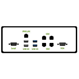 Supermicro A1SRi-2558F Intel Atom C2558 Front I/O 1U Rackmount w/ 8GB ECC, Quad LAN, IPMI