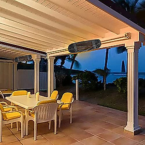 GANAZONO Electric Heater Protector Patio Heater Cover Cover Baseboard Heater Covers Stand up Heater Cover Outdoor Heat Lamp Cover Cover 420d Oxford Cloth Wall-mounted Appendix