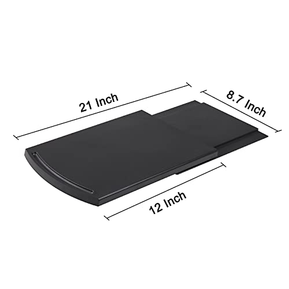 Kitchen Appliance Sliding Tray, Bruvoalon Coffee Slider, Sliding Tray for Coffee Maker, Kitchen Aid Mixer, Blenders and Air Fryer, Appliance Slider for Coutertop with Rolling Wheels (1 Pack)