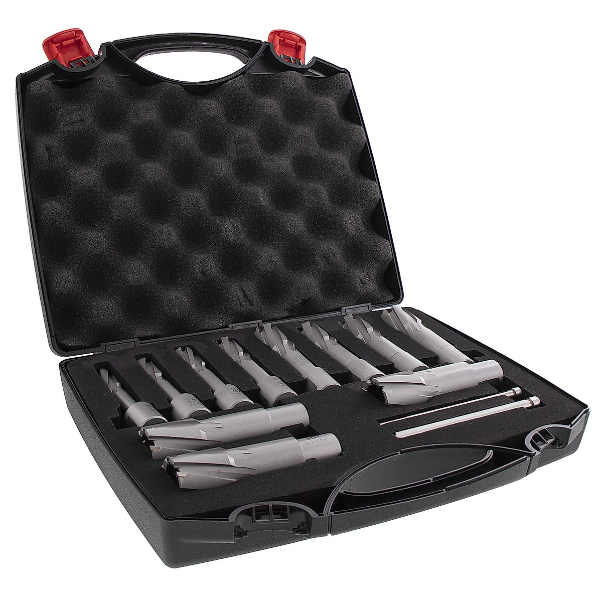 Steel Dragon Tools 13pc. Tungsten Carbide Tipped Annular Cutter Kit 2" Depth and 1/2 in. to 1-1/16 in.