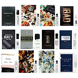 12 Men's Designer Cologne Sample Vial