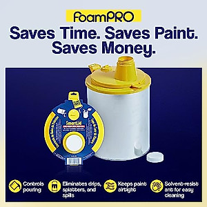 Foampro 134 1-Gallon Paint Lid & Pouring Spout, No Size