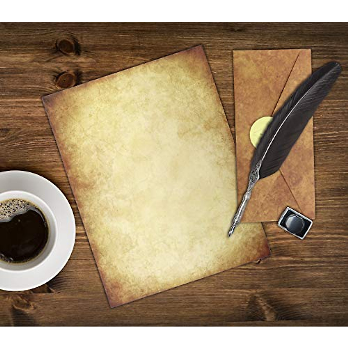 Cornucopia Antique Design Stationery - 124 Sheets
