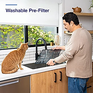 LEVOIT Air Purifiers for Home Large Room Up to 1900 Ft² in 1 Hr with Washable Filters, Air Quality Monitor, Smart WiFi, HEPA Filter Captures Allergies, Pet Hair, Smoke, Pollen in Bedroom, Vital 200S