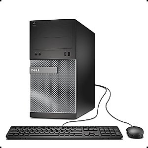 DELL Optiplex 3010 TW Tower High Performance Business Desktop Computer, Intel Quad Core i5-3470 up to 3.6GHz, 8GB RAM, 2TB HDD, DVD, USB 3.0, WiFi, Windows 10 Pro (Renewed)']