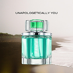 Swiss Arabian EDGE Men, Eau de Parfum 100mL | Clean, Citrusy and Shower Fresh | Lemon, Lavender, Mint, Cinnamon, Cardamom, Cedarwood, Patchouli, Sandalwood | by Oud Perfume Artisan Cologne Spray