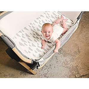 Bassinet Bed Sheets – Premium Bassinet Fitted Sheets 4 Pack – 100% Jersey Knit Cotton Cradle Sheets – Bassinet Bedding for Standard Size Oval or Halo Bassinet Pads – Bassinet Sheet for Boy & Girl