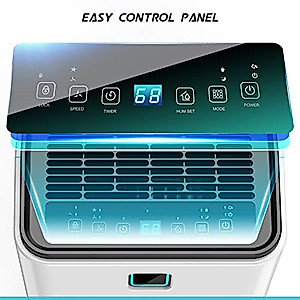 2000 Sq. Ft Dehumidifier for Large Room and Basements, HUMILABS 30 Pints Dehumidifiers with Auto or Manual Drainage, 0.528 Gallon Water Tank with Drain Hose, Intelligent Humidity Control, Auto Defrost, Dry Clothes, 24HR Timer