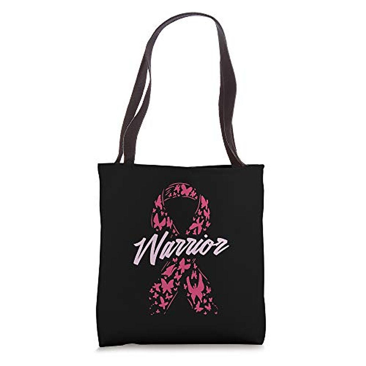 Breast Cancer Awareness Pink Ribbon Warrior Gift Tote Bag