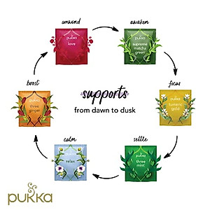 Pukka Tea Organic Gift Set, Herbal Tea Sampler For Everyday Wellness, 90 Tea Bags