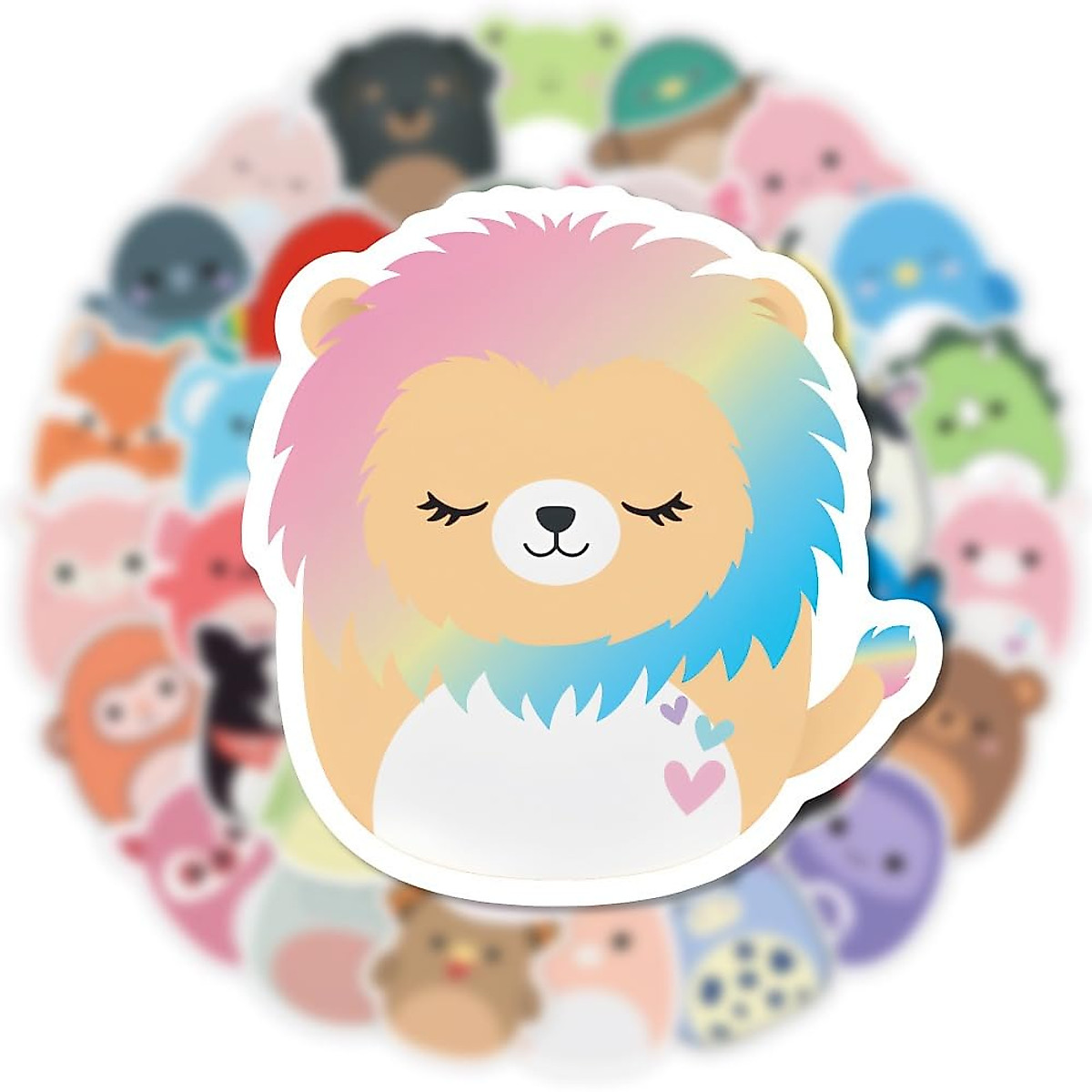 100 Pcs Cute Animal Stickers for Water Bottles| Gifts for Kids Teen Birthday Party| Kawaii Stickers Pack|Waterproof Stickers for Water Bottles,Laptop,Phone,Skateboard,Bicycle