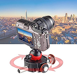 Camera Video Track Dolly, Electric Slider Photography Car L8X with Wireless Remote Control a Small Camera Mount Adjustable 2 Wheels for Action Cameras for Phone