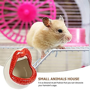 POPETPOP Hamster Accessories Hamster Accessories Hamster Accessories Cool Rat House Cooling Hideout Hamster Ceramic Guinea Pig Small Hamster House Hamster Hideout Hamster Hideout Hamster Hideout