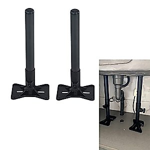 Undermount Sink Mounting Brackets - Stainless Steel Adjustable Support Sink Legs, Dropped Loose Sink Basin Repair Kit and Support System 16-27.5inches