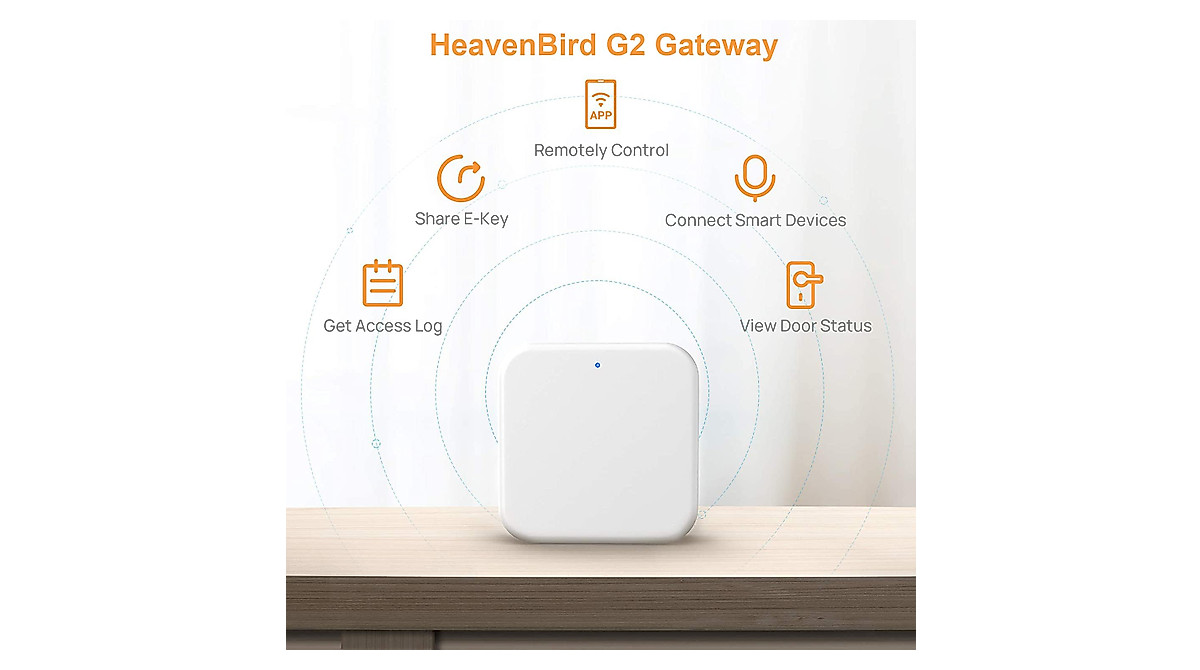 G2 Wi-Fi Bluetooth Gateway for Smart Locks | Remote & Voice Control