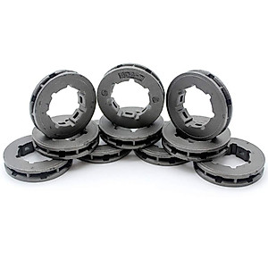 Corolado Spare Parts, 10P .404"-7T Rim Sprocket for Jonsered 2063 2065 2071 2163 2165 2171 Cs2166 Cs2172 Husqvarna 2101 3120 394 395 385 390 Chainsaw