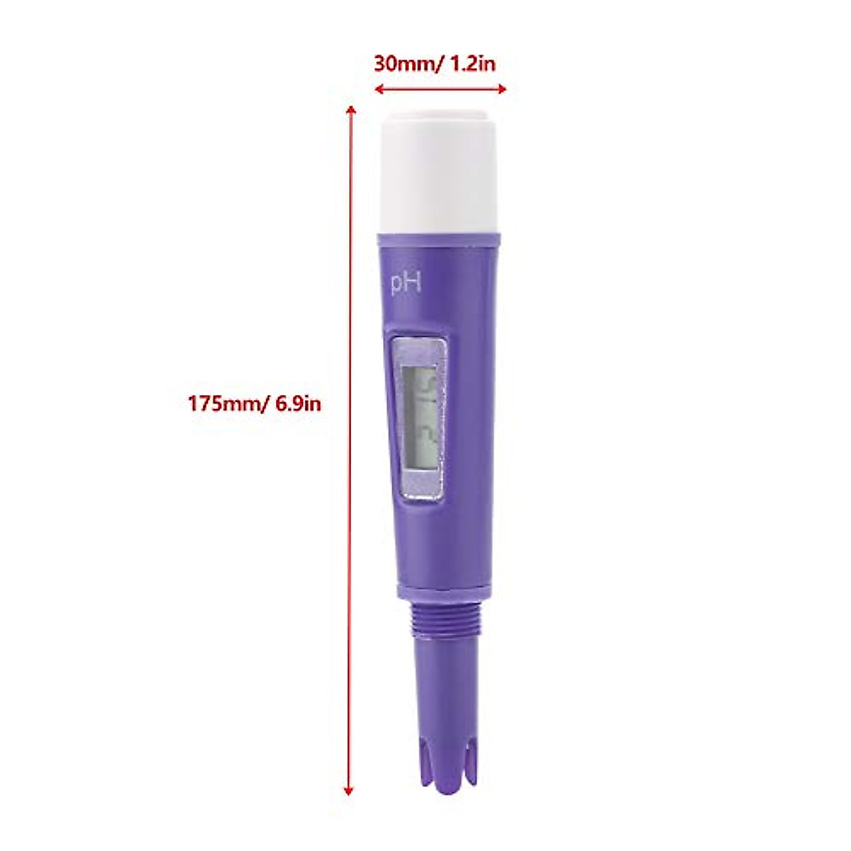 753 Digital PH Meter, PH-037 High Accuracy Pen Type PH Meter, Portable Waterproof Water PH Tester Kit for Drinking Water, Aquariums, Swimming Pools, Hydroponics