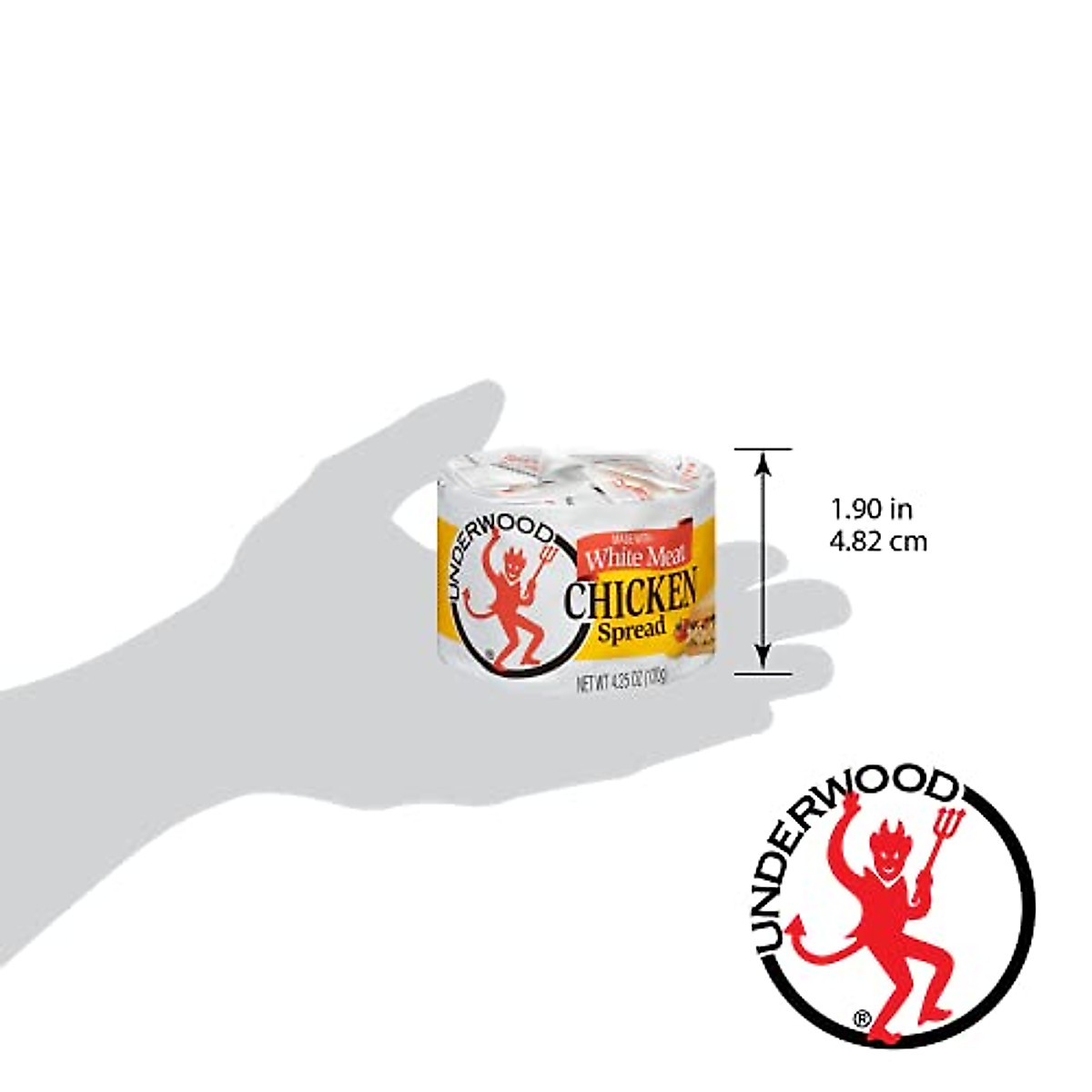 Underwood Chicken Spread, 4.25 Ounce (Pack of 24)