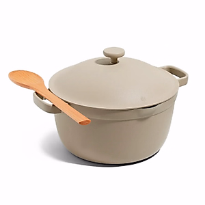Our Place Perfect Pot - 5.5 Qt. Nonstick Ceramic Sauce Pan with Lid | Versatile Cookware for Stovetop and Oven | Steam, Bake, Braise, Roast | PTFE and PFOA-Free | Toxin-Free, Easy to Clean | Steam