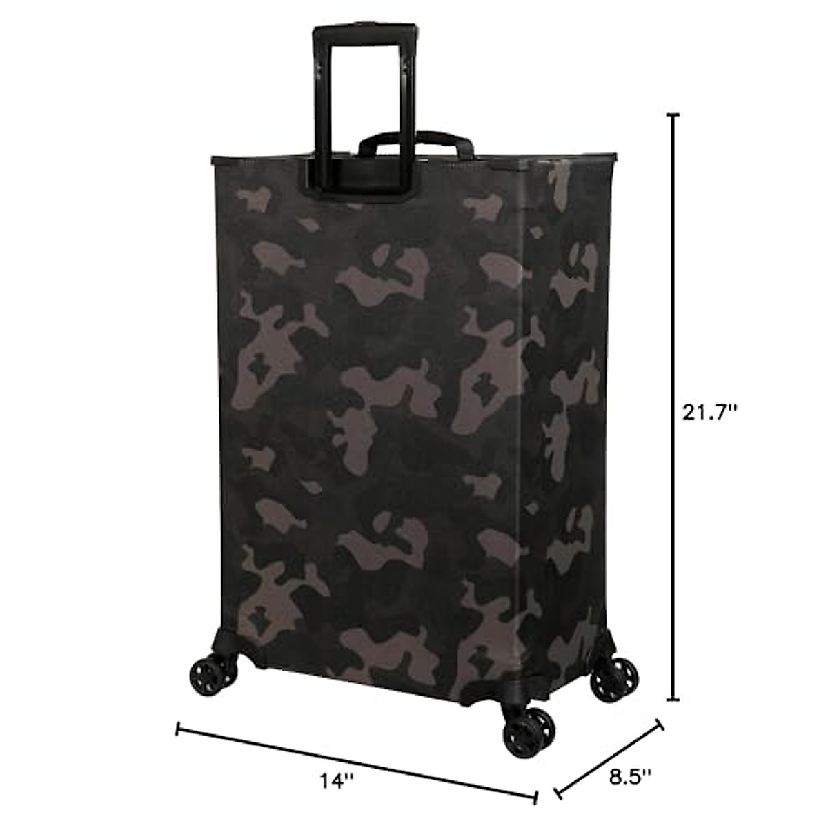 it luggage MaXpace 22" Softside UltraLight Carry-On Spinner, Dark Brown Camo