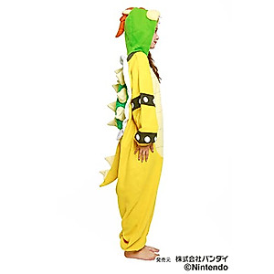 SAZAC Super Mario Bros - Onesie Jumpsuit Halloween Costume (Bowser)