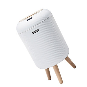 staol Smart Sensors Trash Can 9.5L/10L Luxury Garbage Bucket Automatic Trash Bin for Kitchen Bathroom Toilet Wastebasket Decor Trash Can Office