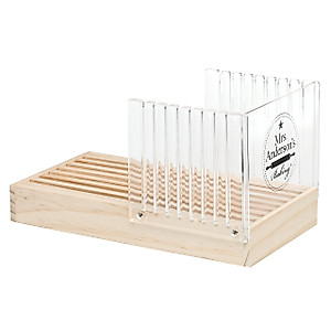 Mrs. Anderson's Baking Bread Cutter Slicing Guide with Crumb Catcher, 12.5-Inches x, Brown