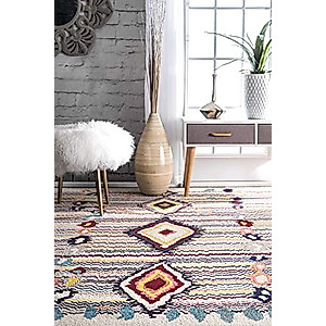 nuLOOM Motley Moroccan Runner Rug, 2' 6" x 6', Multi