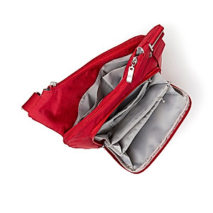 Baggallini womens Criss Cross, CHARCOAL CHEETAH, One Size