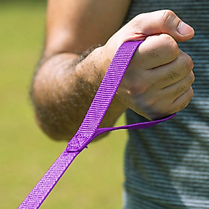 Hi Kiss Dog/Puppy Obedience Recall Training Agility Lead - 15ft 20ft 30ft 50ft 100ft Training Leash - Great for Training, Play, Camping, or Backyard Purple 15 Feet