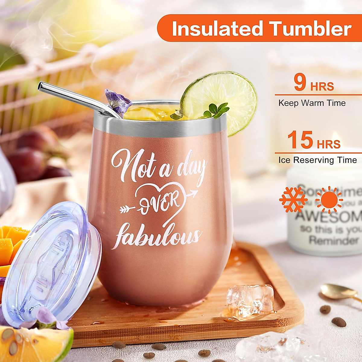 Birthday Gifts for Women, Christmas Gifts Basket for Friends Gifts for Her Girlfriend Sister Mom Unique Gifts Box Jade Roller Soap Mirror Tumbler Candle…