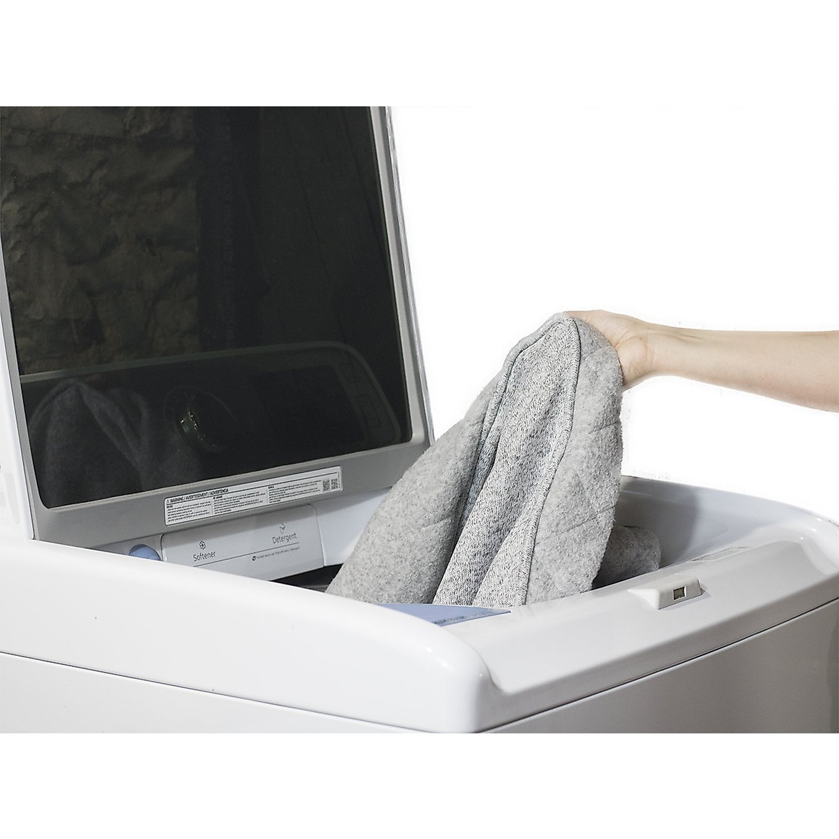 Arlee 59-00935GRY Donut Lounger and Cuddler Pet Bed, Large/X-Large, Gray