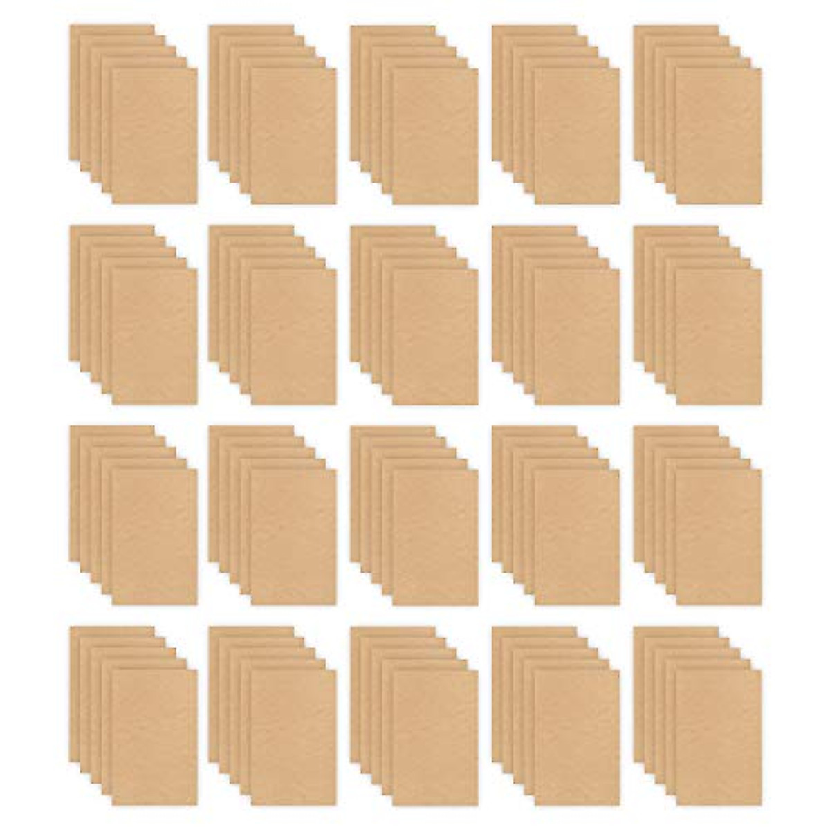 100 Boards of 12”x 19”, 3mm 1/8th inch MDF (Medium Density Fibreboard), Glowforge Ready, Unfinished | for Laser Engraving, CNC, Wood Burning, Router, Scroll Saw.  by Craft Closet