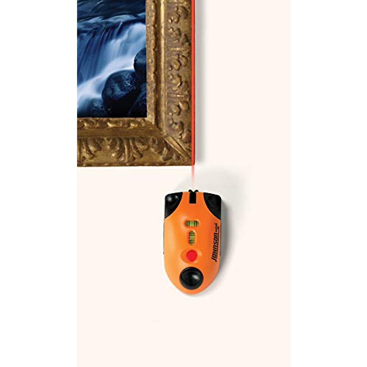 Johnson Level & Tool 9250 Laser Mouse, 30' Interior Range, Orange, 1 Laser Mouse