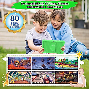 Contixo Kids Tablet, K102 Tablet for Kids and KB-5 Kids Headphones Bundle,10-inch HD, Ages 3-7, Toddler Tablet with Camera, Parental Control, Android 10, 64GB, WiFi, Learning Tablet for Kids