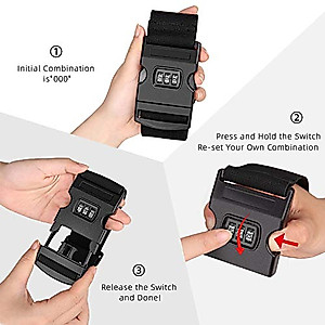 Fresheracc Fridge Freezer Refrigerator Cabinet Lock Latch, (2 Packs) Adjustable French Door Guard for Toddlers Children Kids Special Needs, No Drill No Screw No Adhesive (2 Packs Black)