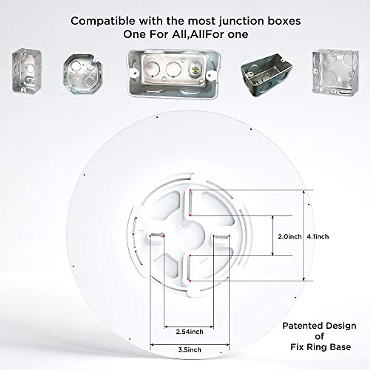 TALOYA Low Profile LED Flush Mount Ceiling Light Fixture, 12 Inch 24W Daylight White Modern Round Light Fixture, 240W Equivalent White Ceiling Lamp for Kitchens Laundry Bedrooms Stairwells