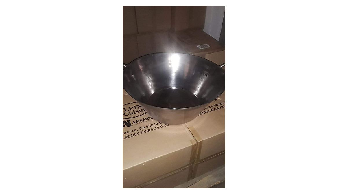 Extra Large Stainless Steel Cazo Grande for Carnitas