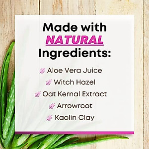 Lady Parts Feminine Hygiene Body Powder Deodorant Lotion For Breasts, Private Parts, Crotch & Inner Thigh to Stop Odor & Friction - Aluminum Free Deodorant For Women - No Talc or Parabens - POWDER PROTECTION - CocoVanilla Scent - 4oz