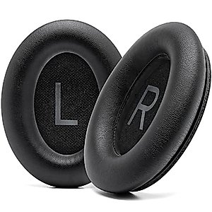 WC Wicked Cushions Extra Thick Replacement Ear Cushions for Bose QC45 (QuietComfort 45) Headphones | (Black)